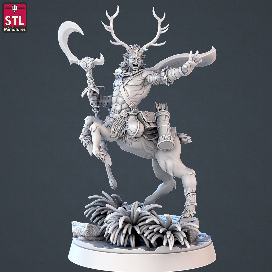 Centaur Druid Forest Protector Miniature NPC Dungeons and Dragons ...