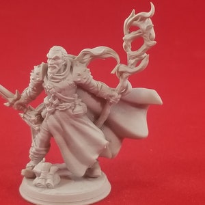 Wappellious Spellbrush, Wizard Resin Miniature for D&D Dungeons and ...
