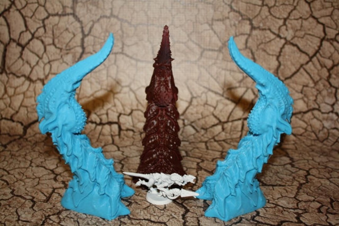 Bio Terrain Spire Nodes - Wargames Alien Terrain Scenery Space Bugs ...