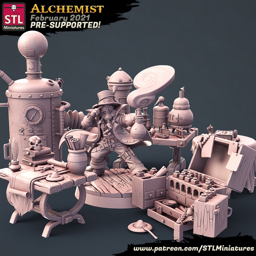 Fantasy Props the Alchemist Expansion Set Dungeons and Dragons ...