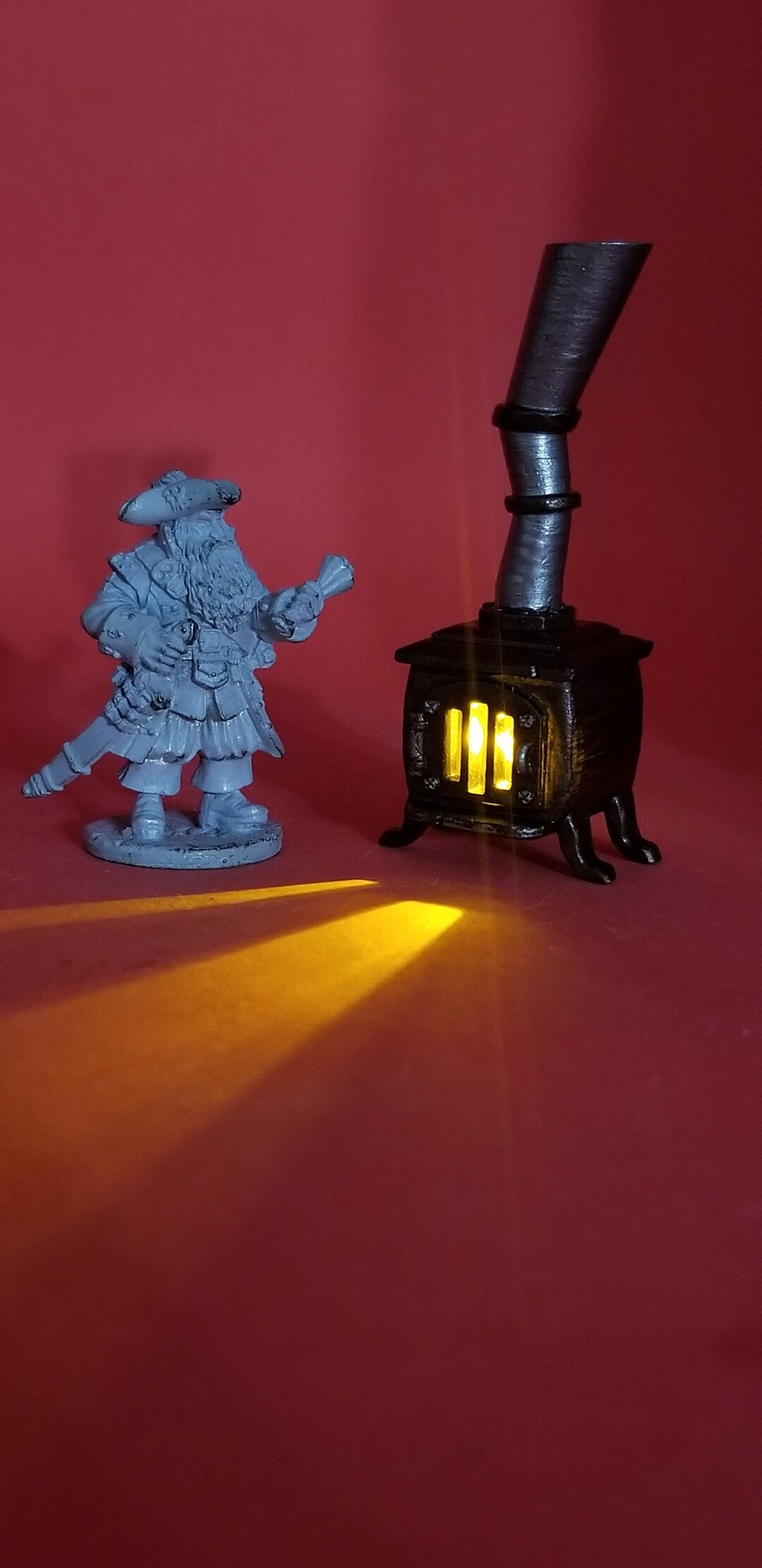 LED Light up Metal Furnace for Dungeons and Dragons, Pathfinder ...