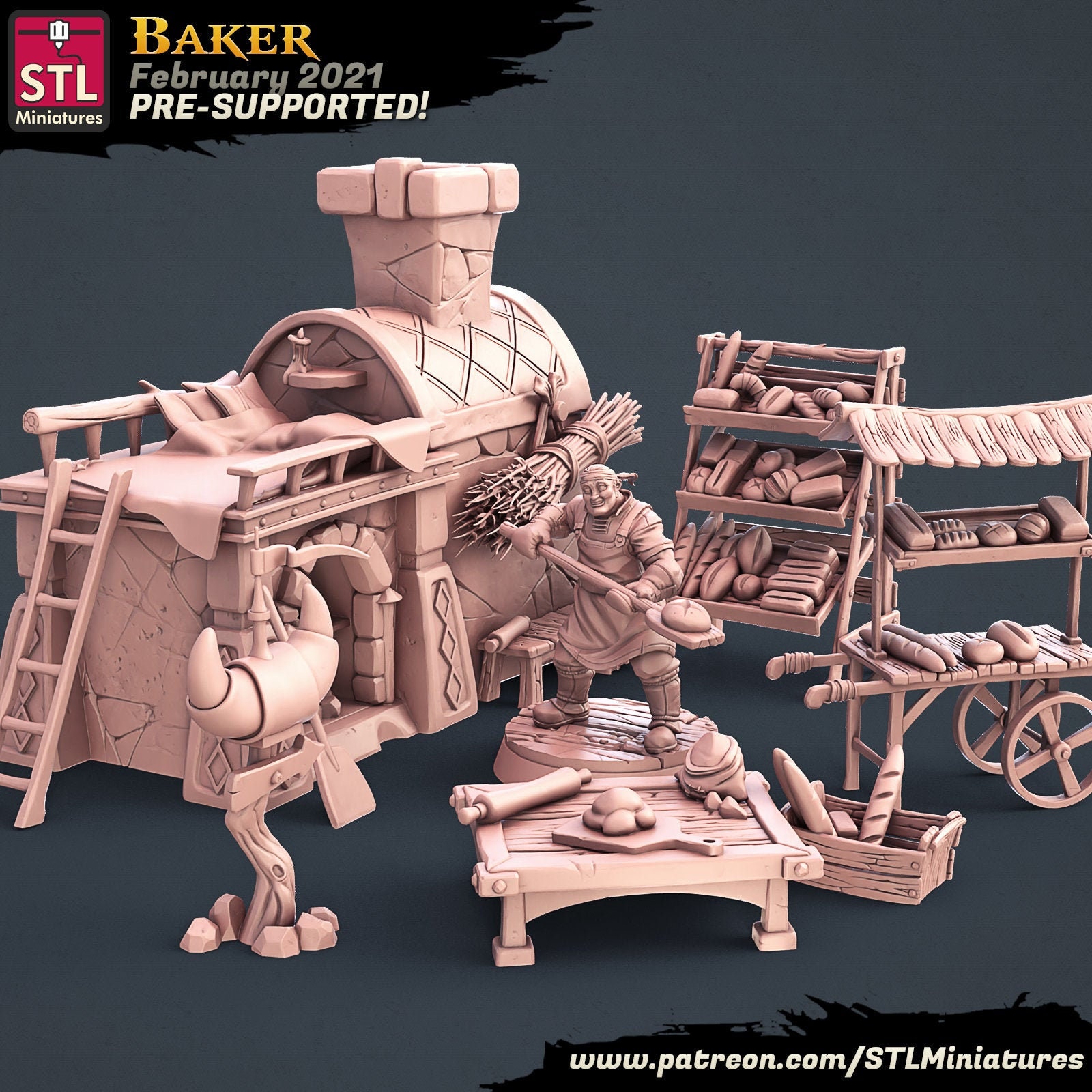 Fantasy Props the Bakery Expansion Set Dungeons and Dragons - Etsy