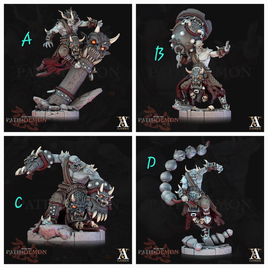 Sohei Ire 32mm 3D Printed Fantasy Miniature D&D / Pathfinder / Table ...