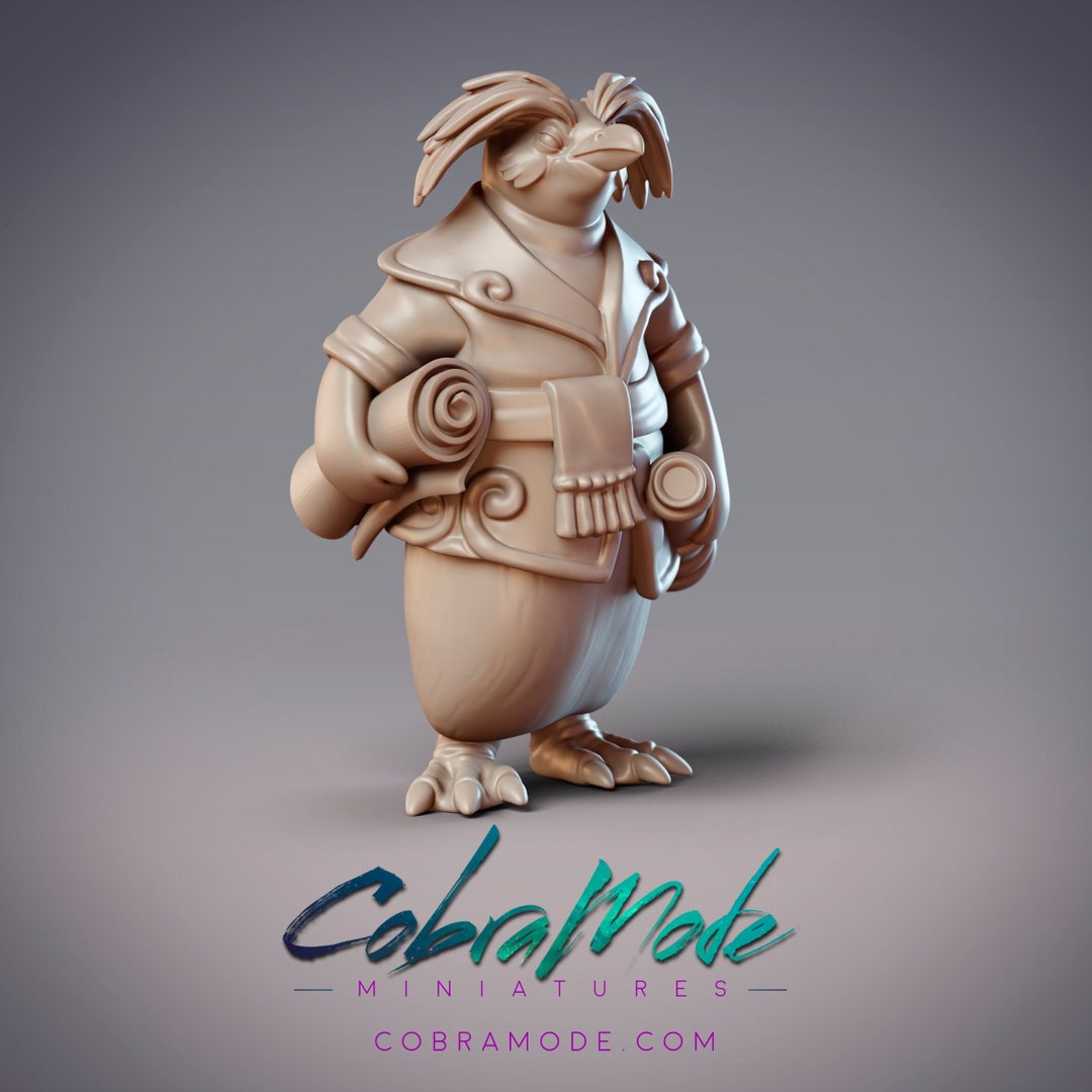Tilmun - Nurasa Navigator Penguin Folk Dungeons and Dragons/ RPG /resin ...