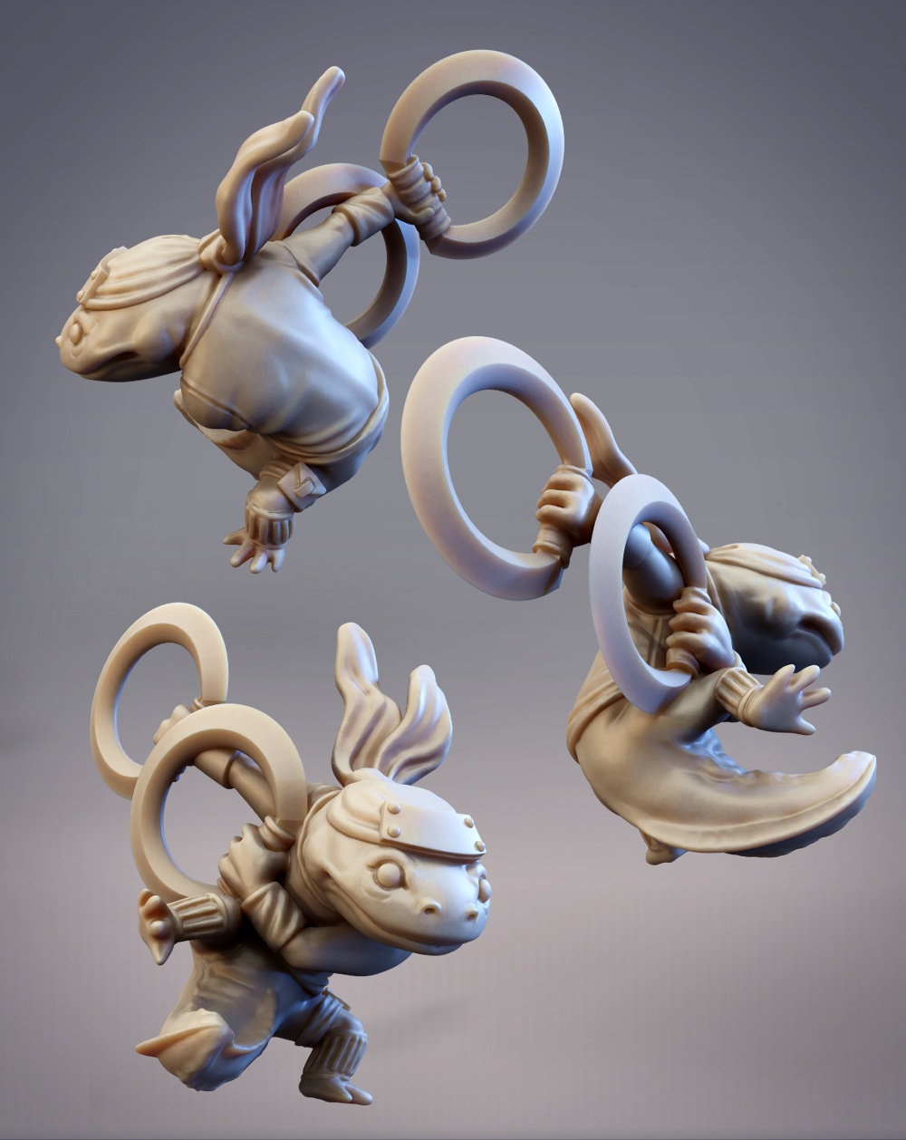 Role Playing Miniatures Toys Salamander Samurai Dungeons and Dragons ...