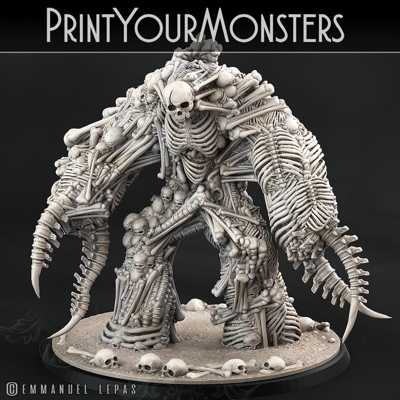 Bone Golem for Dungeons and Dragons, Pathfinder, Starfinder and Other ...