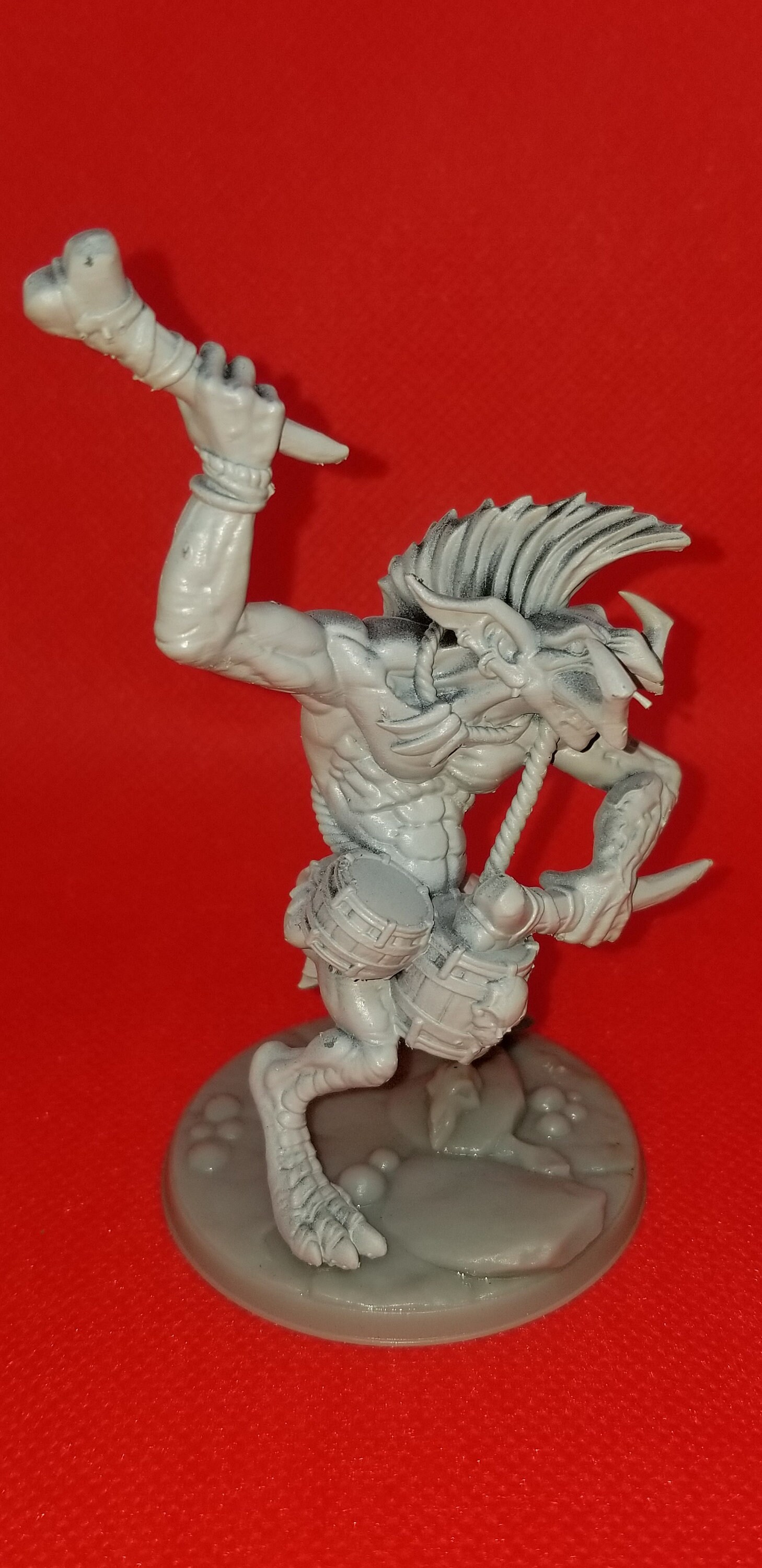 Rumpu the Troll Drummer Troll Resin Miniature for D&D - Etsy