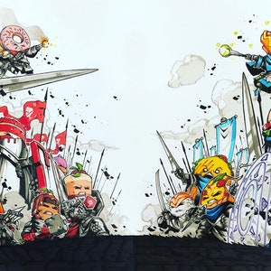 Hot Dog Necromancer Food Fight! - Sweet Vs Savory Resin Miniature 32 ...