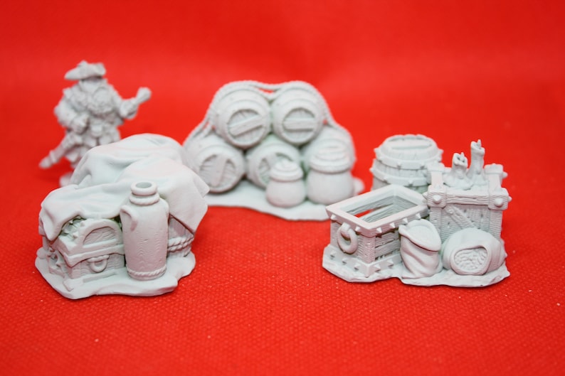 Fantasy Props Set #1 of 3 Supply Piles Dungeons and Dragons, Pathfinder ...