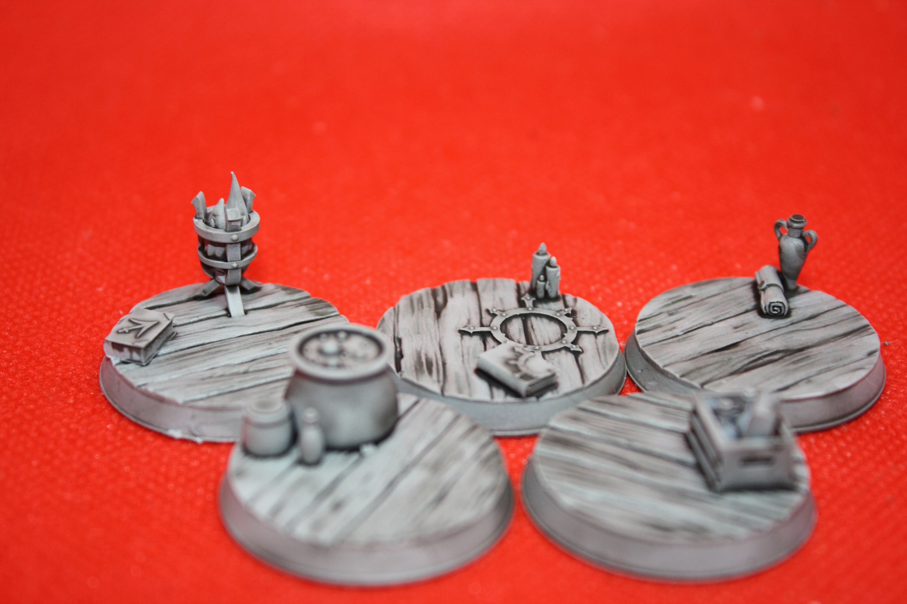 28mm/32mm Bases Wizard's Lab Bases Set of 5 Table Top - Etsy