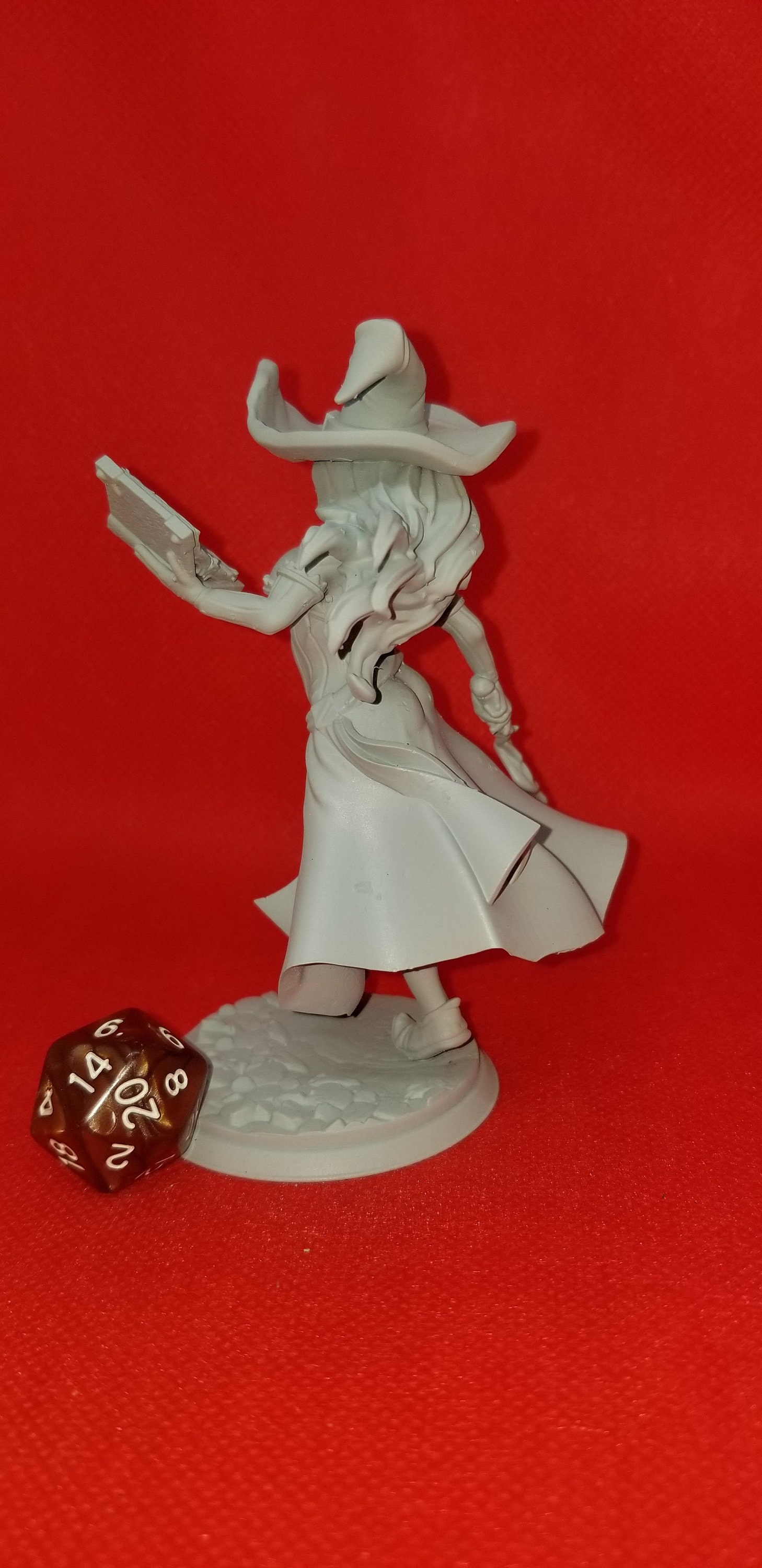 Pin-up Witch Resin Miniature, 100mm Scale 07 - Etsy