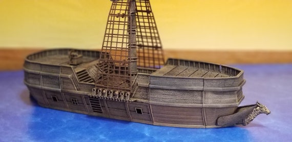 Huge Basic Galleon Ship for 28mm Gaming Ghosts of Saltmarsh - Etsy