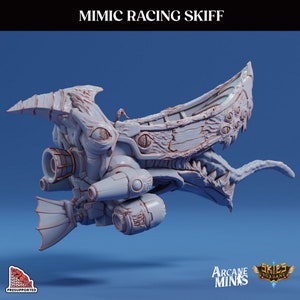Mimic Racing Skiff - 28mm/32mm/35mm Version Arcane Minis - Skies of ...