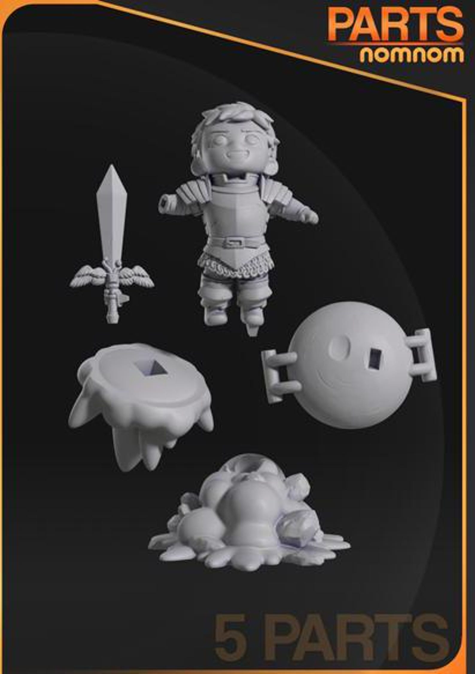 Chibi Laios Touden the From Anime Delicious in Dungeon Meshi Printed ...