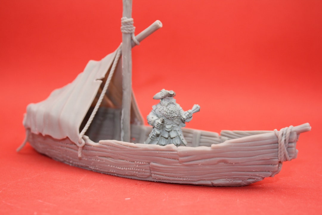 Swamp Boat for Resin Printed 28mm Gaming, Ghosts of Saltmarsh, D&D, Rpg ...