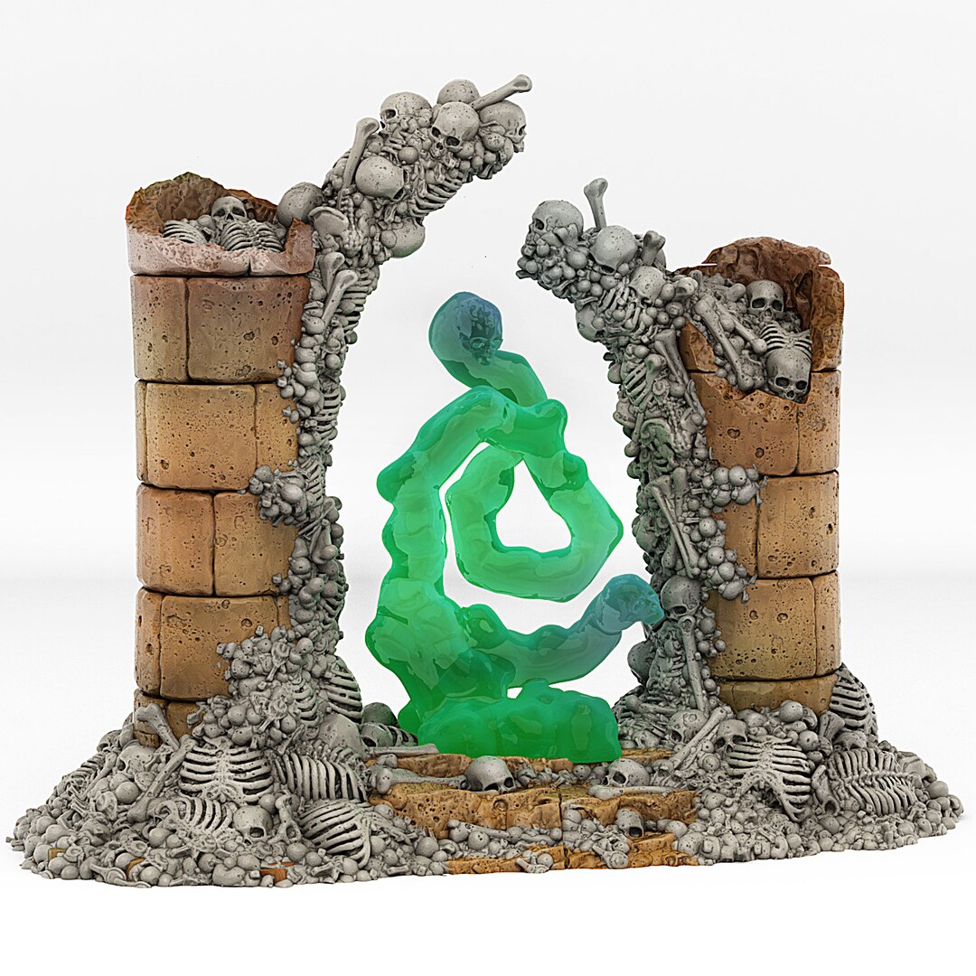 Skeleton Portal With Spirit Effect for Dungeons and Dragons, Pathfinder ...