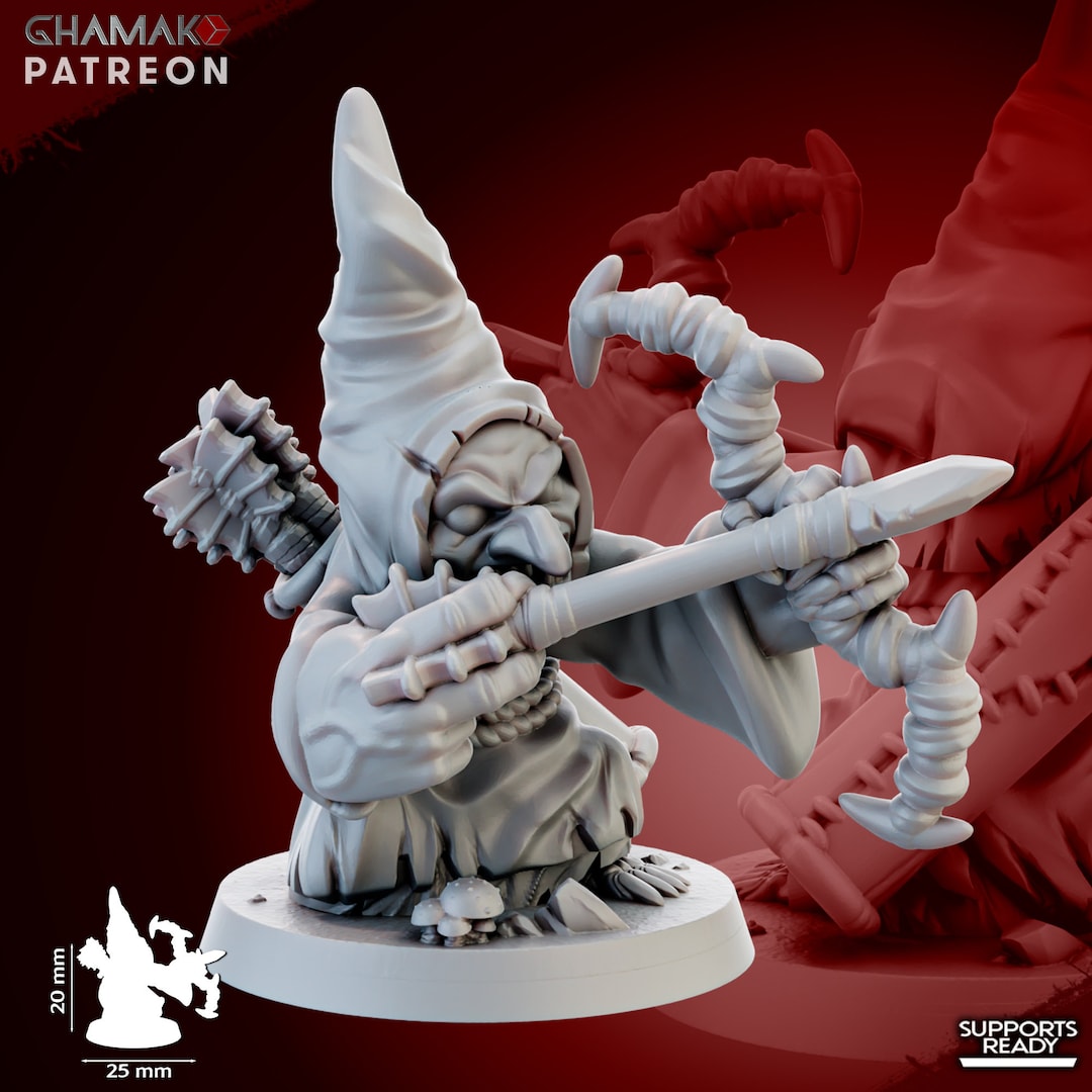Madcap Archer #2 Goblin Miniature | D&D | Pathfinder | Table Top Gaming ...