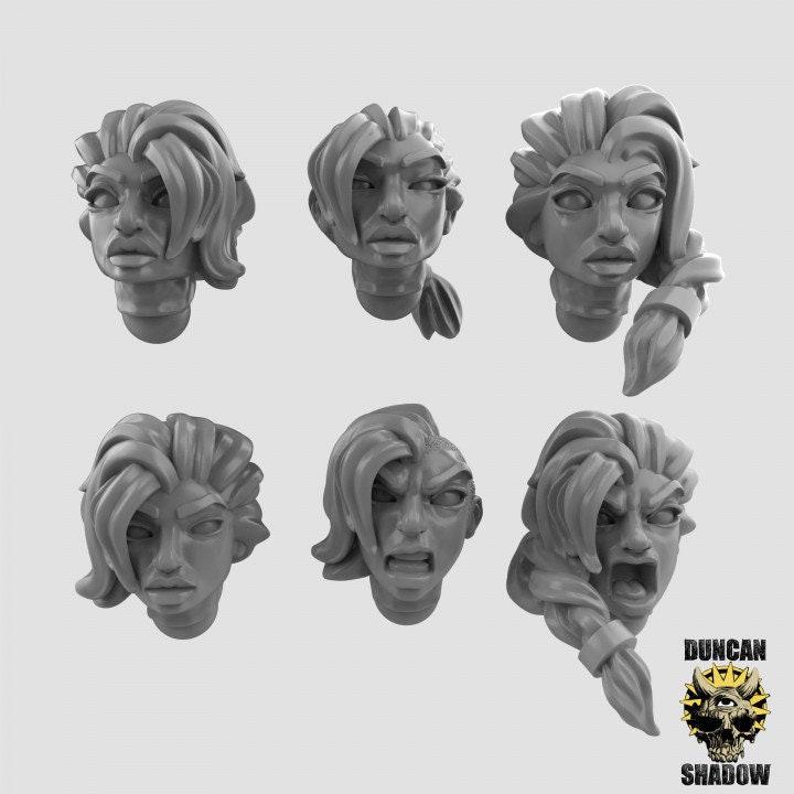 28mm Build a Halfling Miniatures Modular Set of 6 for Dungeons and ...