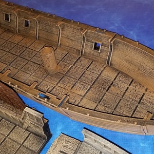 Huge Basic Galleon Ship for 28mm Gaming, Ghosts of Saltmarsh, D&D, Rpg ...