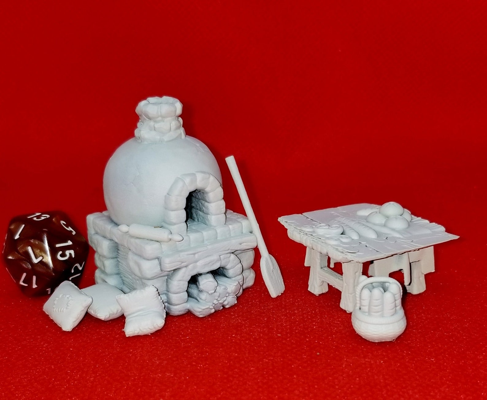 Fantasy Props The Bakery Set Dungeons and Dragons Pathfinder | Etsy