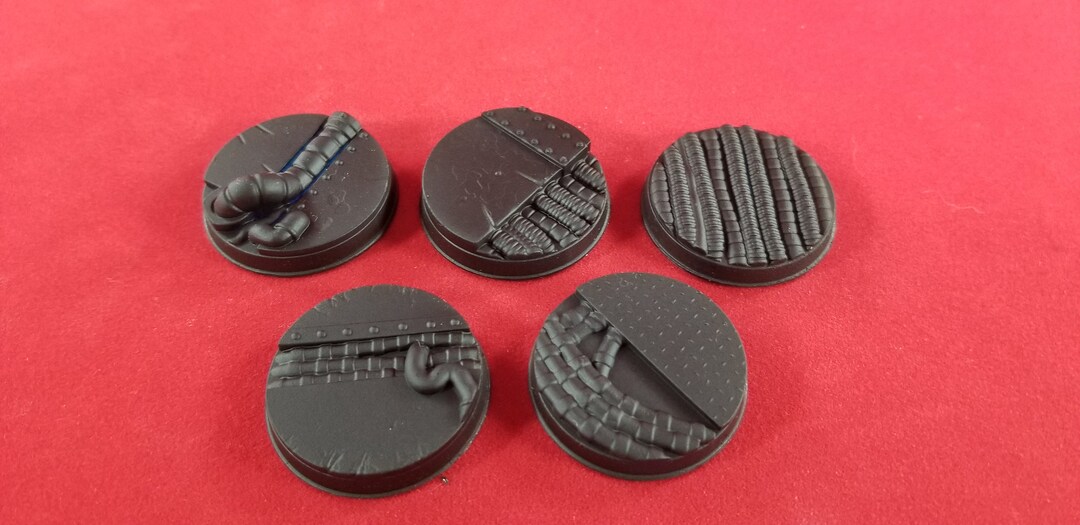 25mm/28mm/32mm Bases, Pipes, Table Top Gaming, RPG, Set of 5 - Etsy