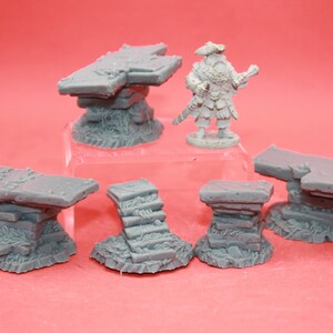Aztec Modular Bridges Stone Plants Terrain Set of 5 Dungeons and ...