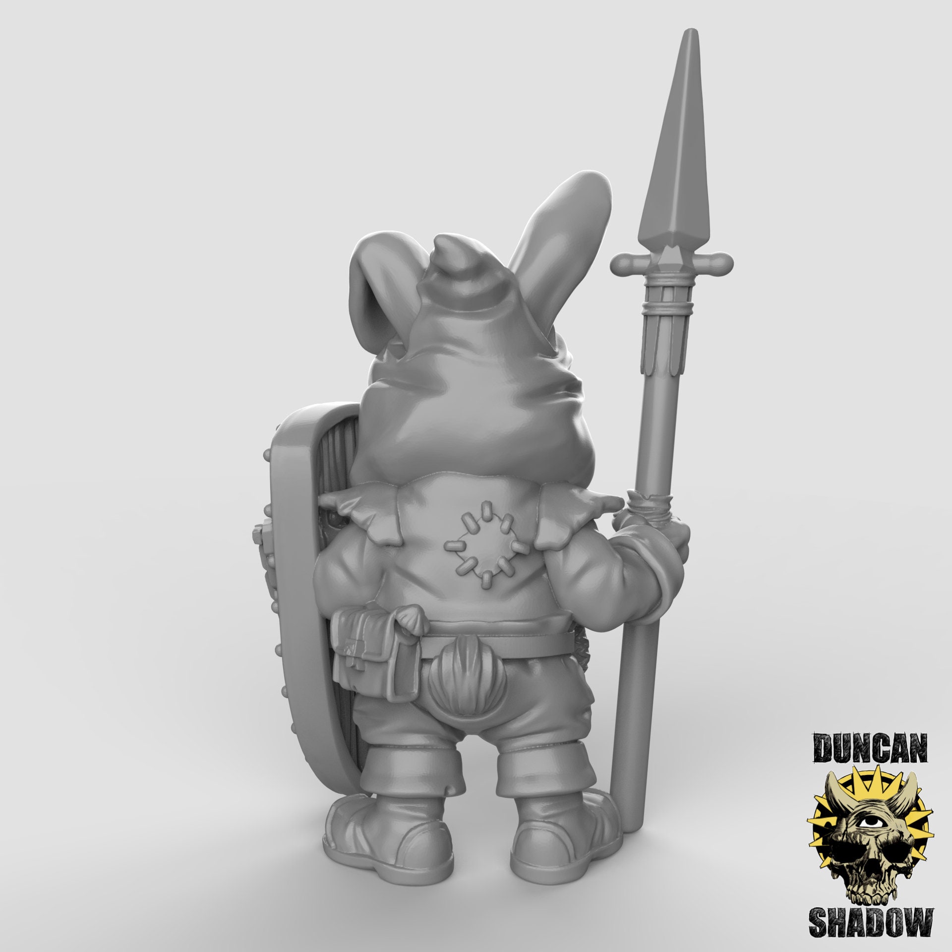 28mm Rabbitfolk With Spears Miniatures Set of 3 for Dungeons and ...