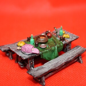 Food Table Set Dungeons and Dragons, Pathfinder, Tabletop Gaming 28mm ...