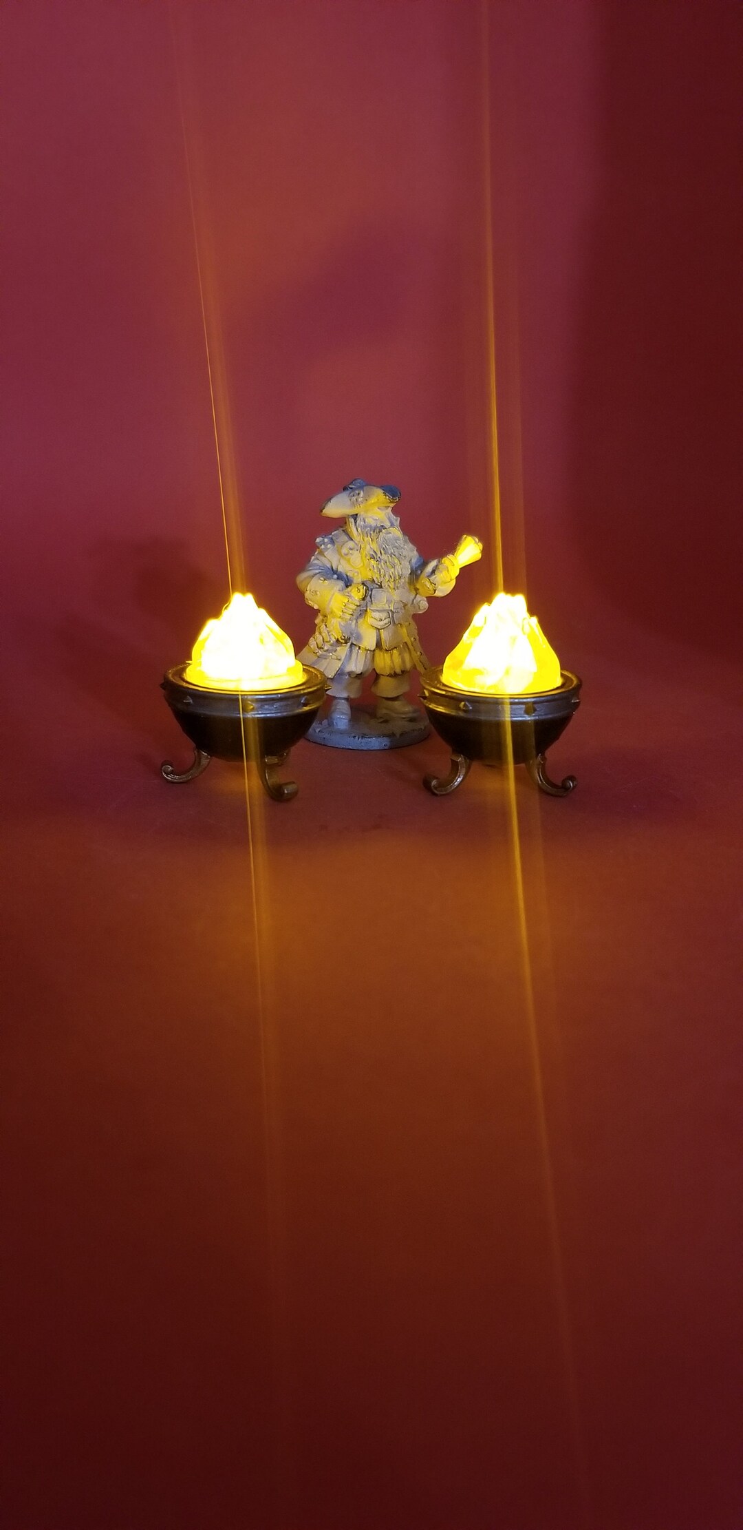 LED Light up Braziers Set of 2 for Dungeons and Dragons, Pathfinder ...
