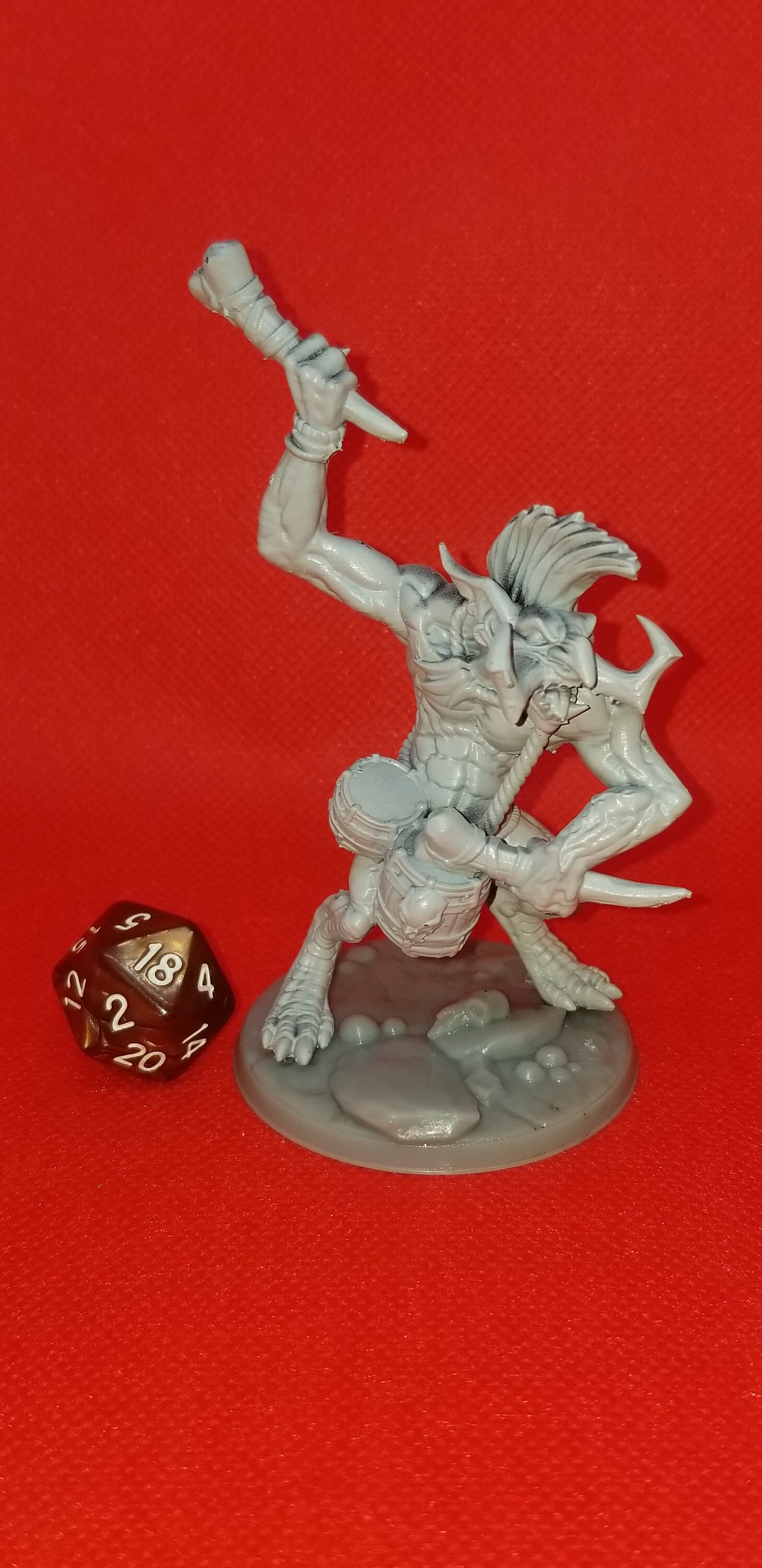 Rumpu the Troll Drummer Troll Resin Miniature for D&D - Etsy