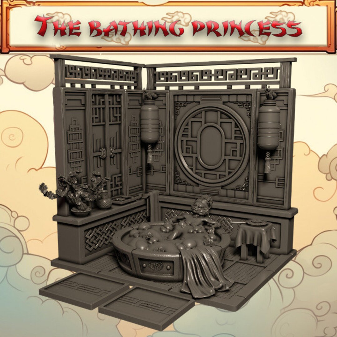 The Bathing Princess, Eternal Fangs Tigerfolk Dungeons and Dragons/ RPG ...