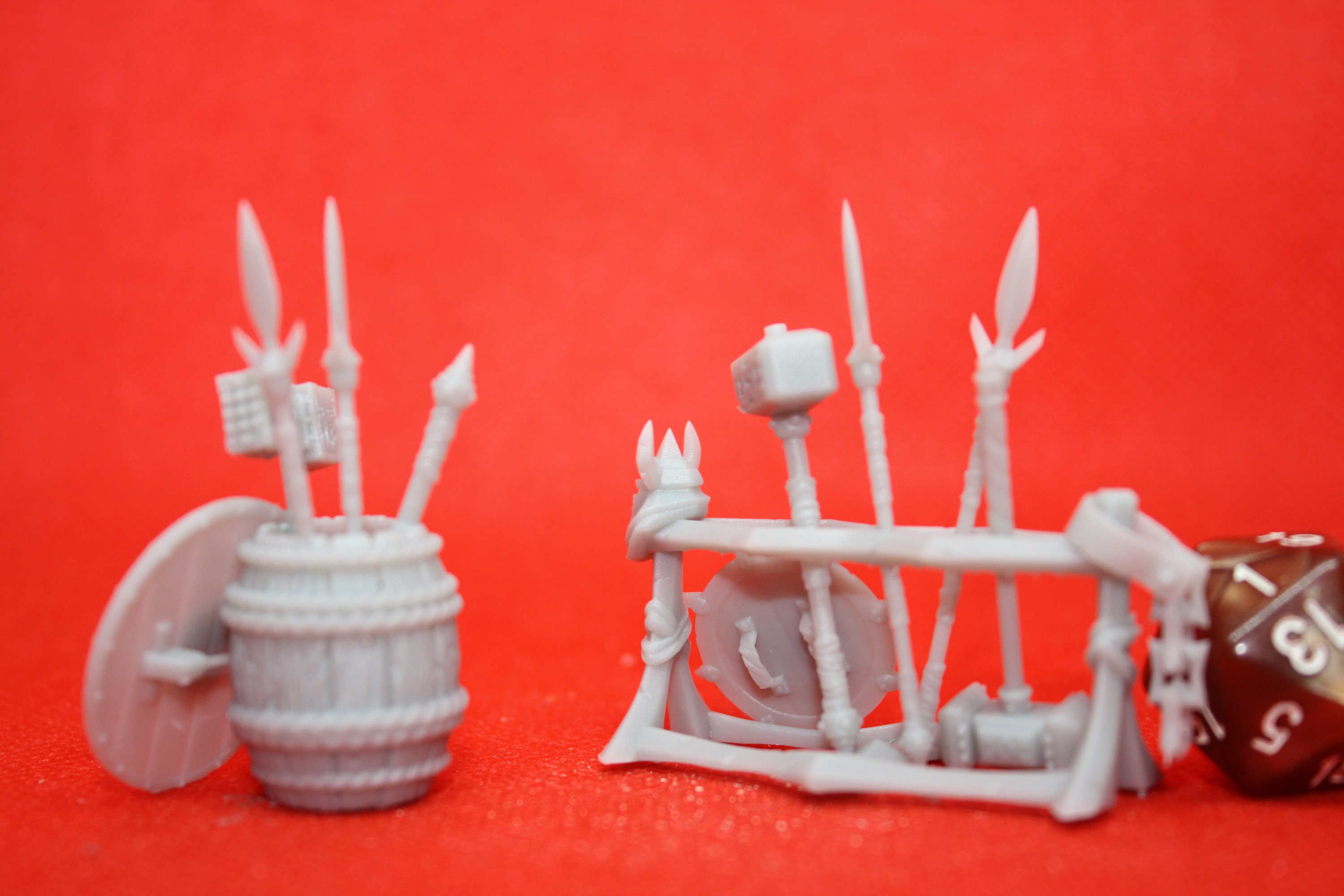 Fantasy Props Weapons Rack and Barrel Dungeons and Dragons | Etsy