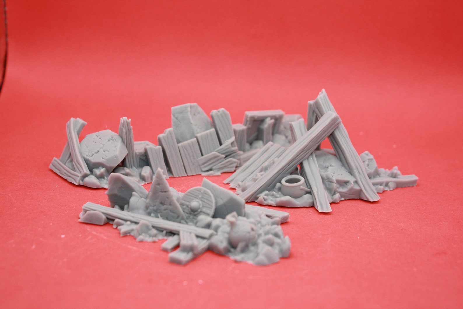 Urban Rubble Piles, Resin 28mm Tabletop Terrain (set of 6) - Etsy