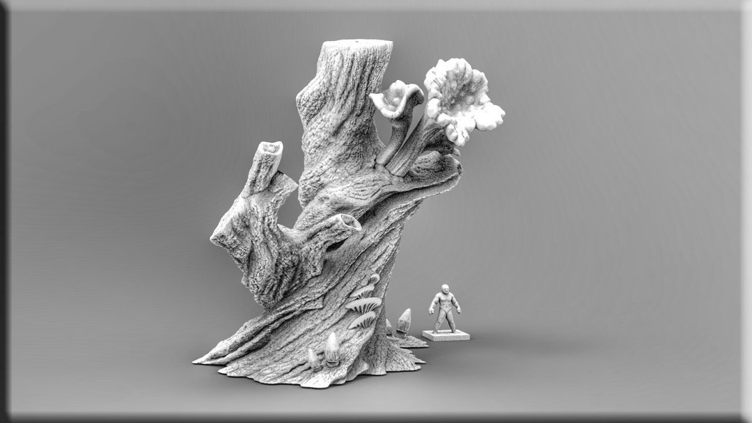 Huge Tree Stump #1,scatter 28mm Terrain / RPG Wargaming 3d Printed ...