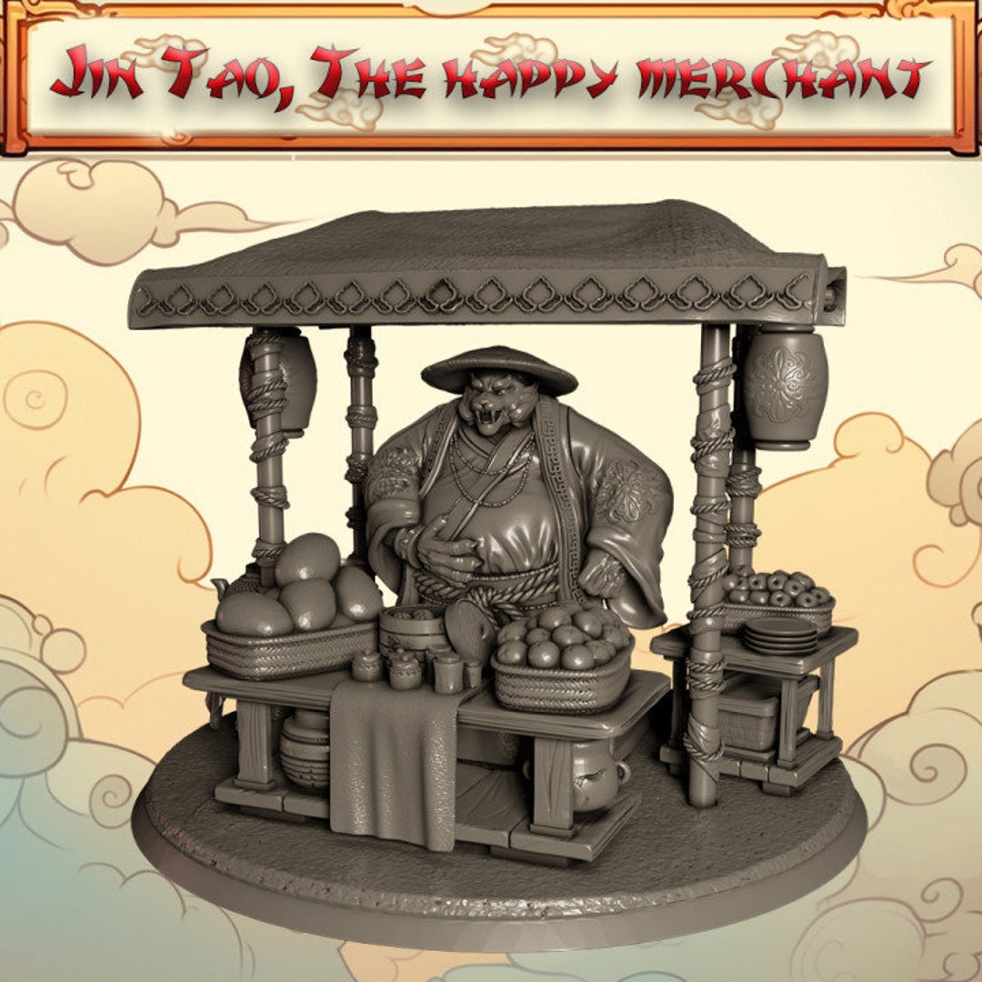 Jin Tao the Happy Merchant, Eternal Fangs Tigerfolk Dungeons and ...