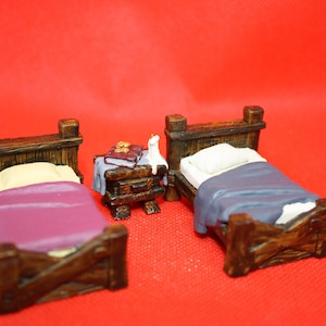 Bedroom Set Dungeons and Dragons, Pathfinder, Tabletop Gaming 28mm ...