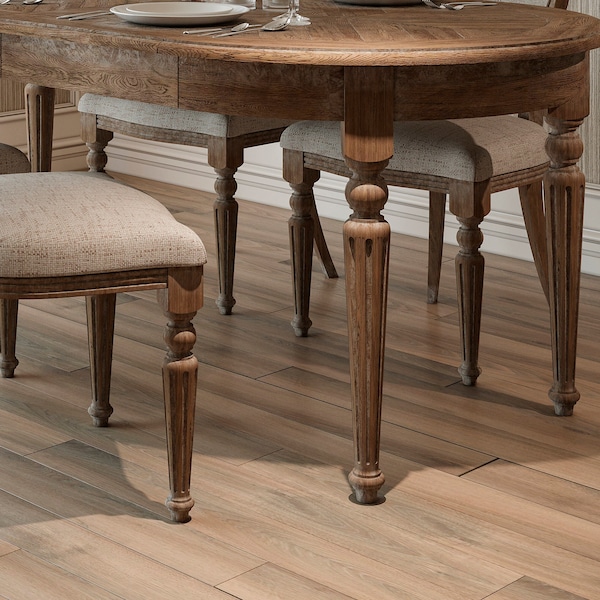 Fluted Table Legs - Etsy