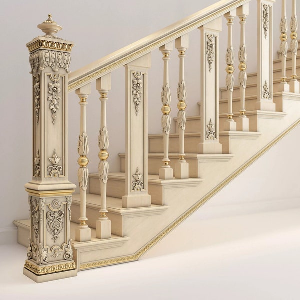 Antique Victorian Newel Post - Etsy