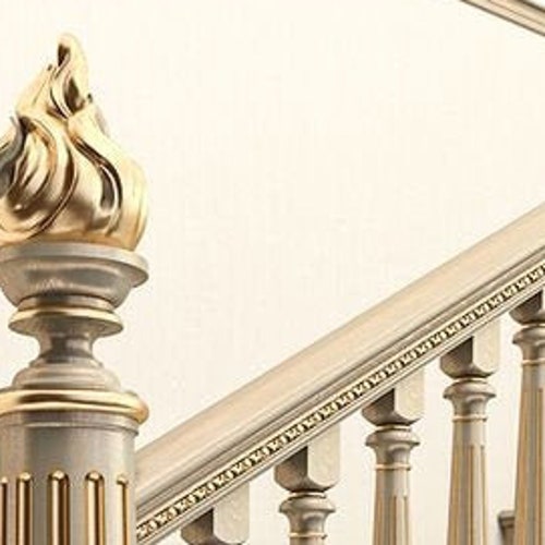 Hand Carved Finial Flame Empire Style Newel Post Finial - Etsy