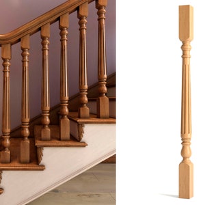 Neoclassical Wood Baluster for Staircase - Etsy