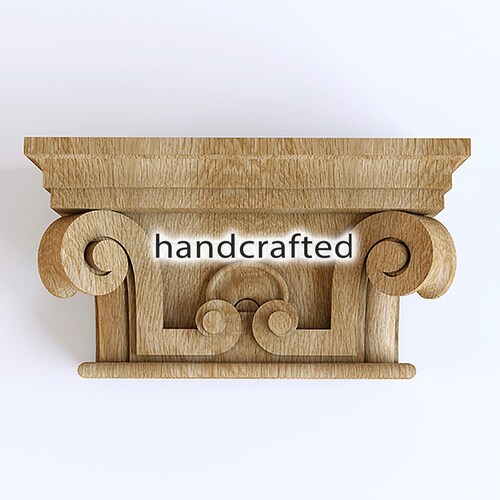 Renaissance Wooden Corbel Wall Shelf Carved Capital Pedestal - Etsy