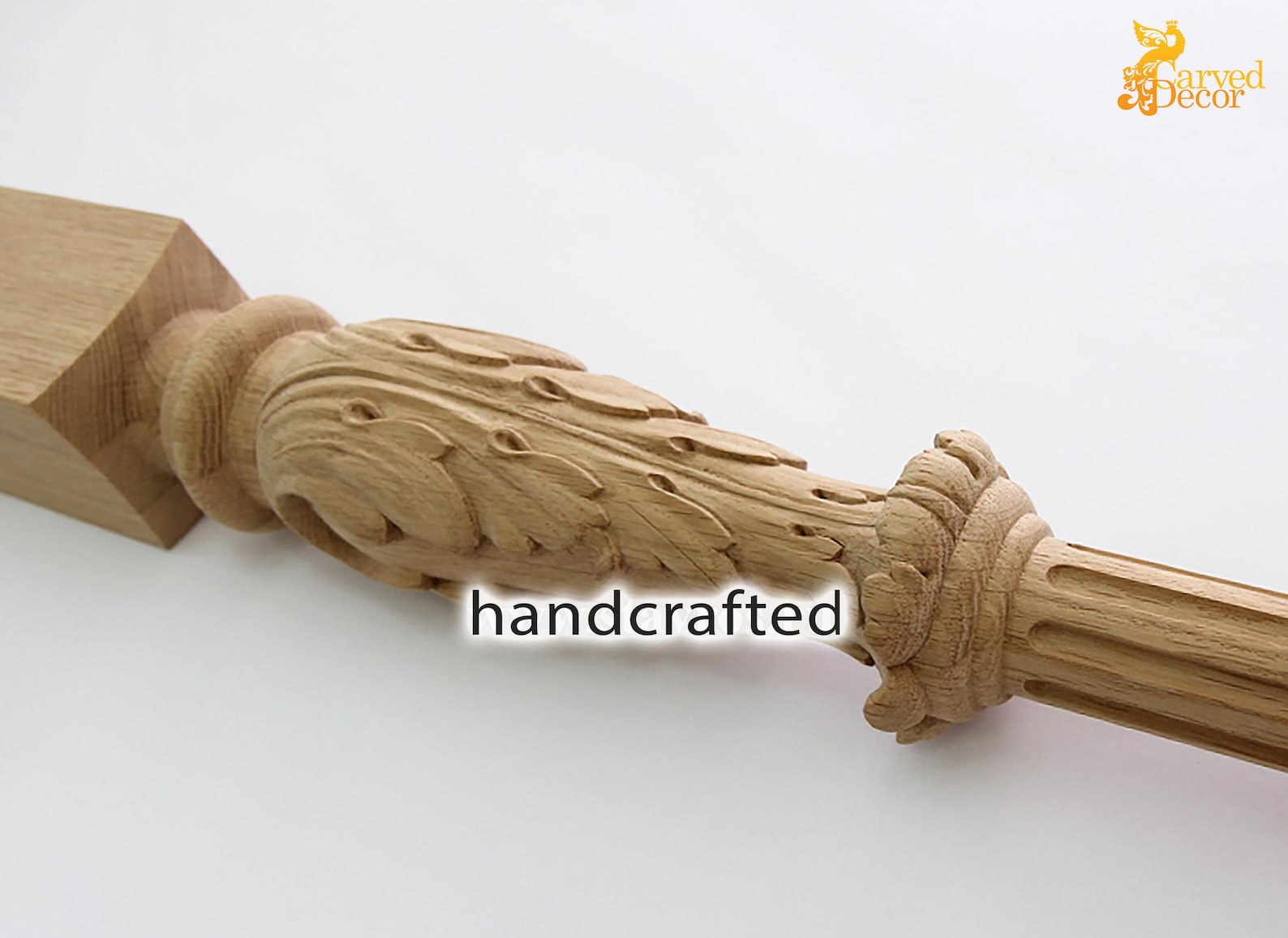 Luxury Carved Wooden Baluster for Stairs - Etsy