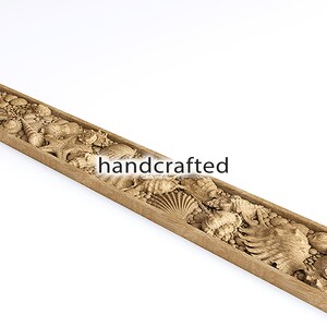 Decorative Moulding Deep Relief Carved Wood Trim 78" - Etsy