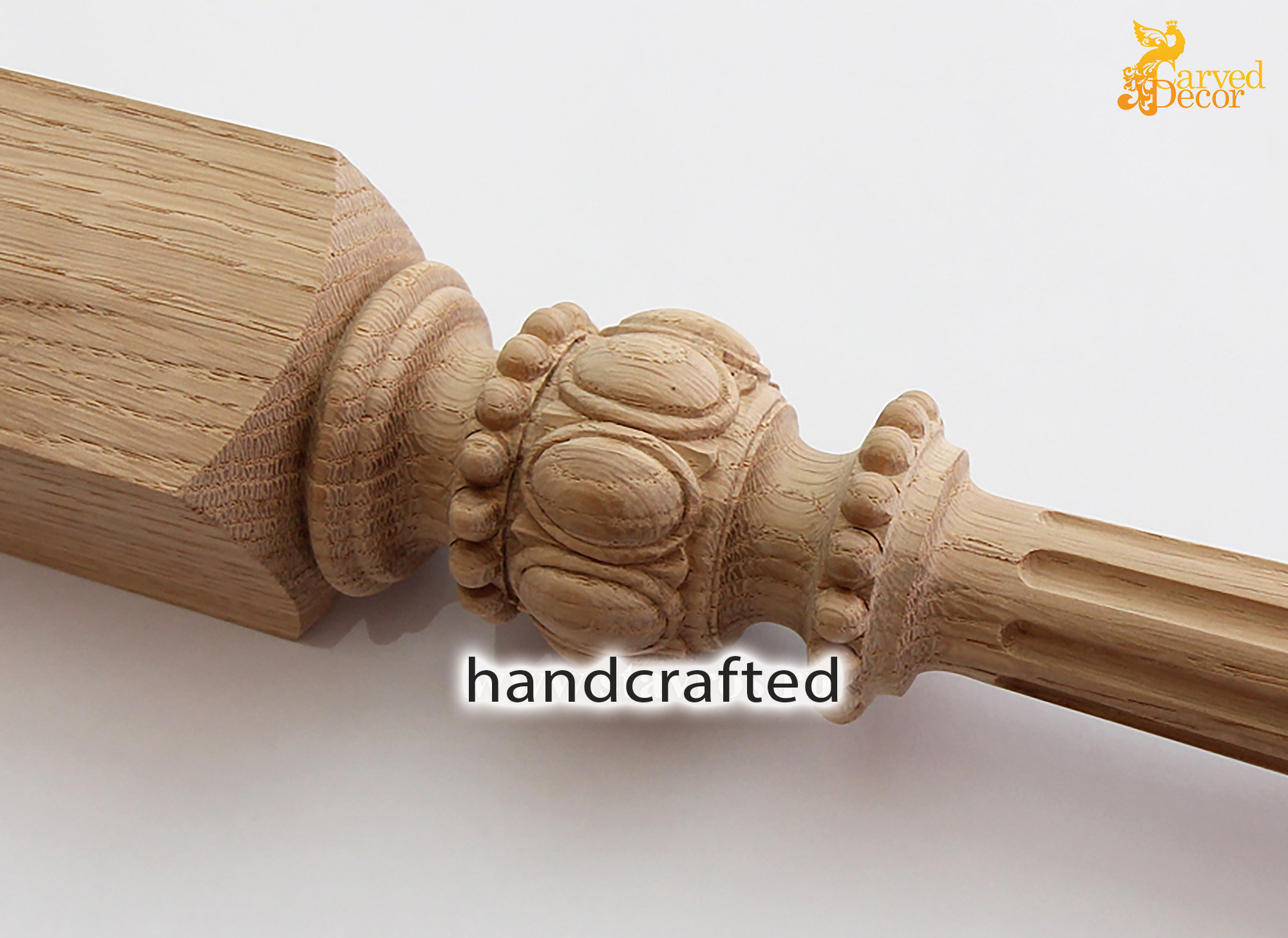 Egg and Dart Oak Baluster Carved Interior Staircase Spindle - Etsy UK