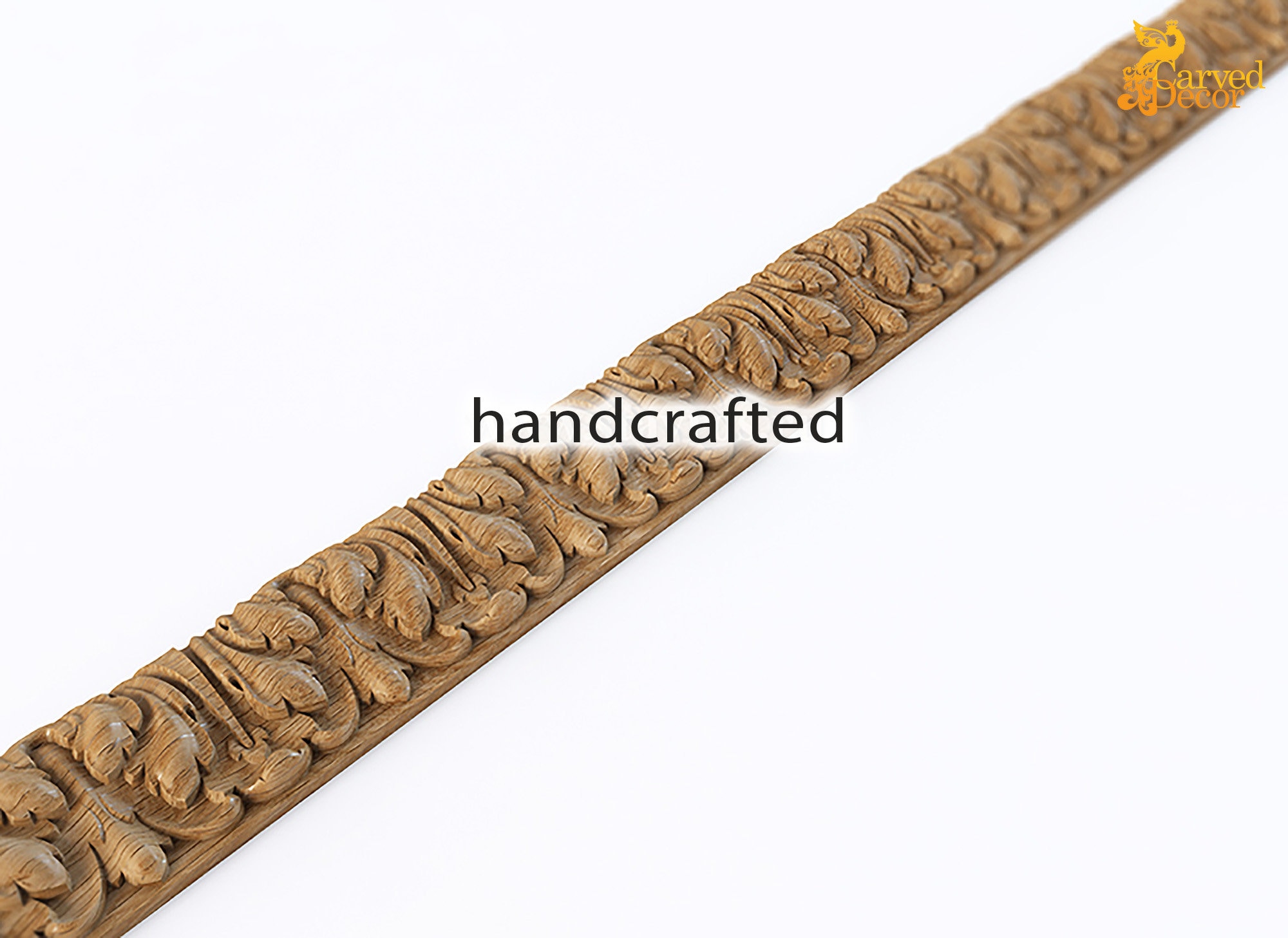 Acanthus Decorative Moulding 78 From Oak - Etsy