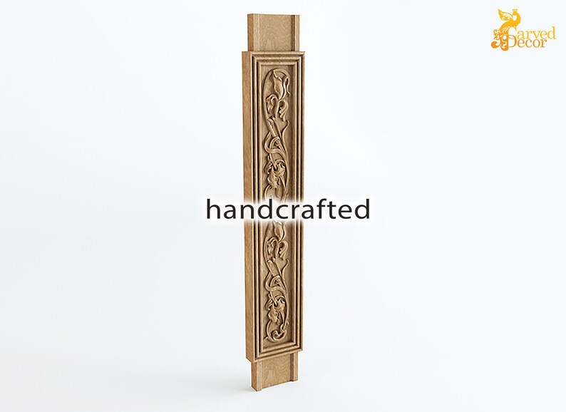 Irises Flowers Wooden Baluster Floral Decorative Spindle for - Etsy