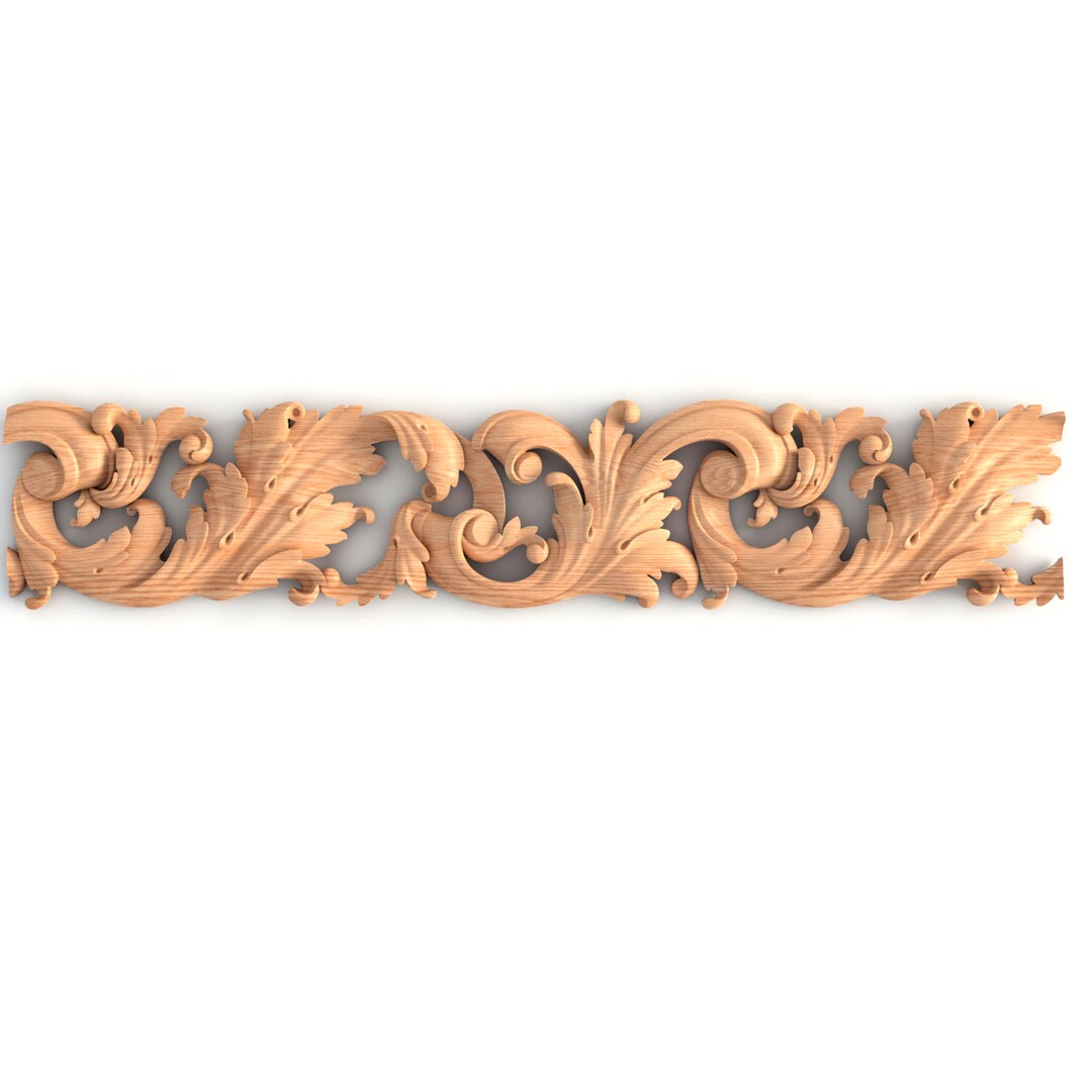 Wood Trim Moulding Baroque Style 78" - Etsy