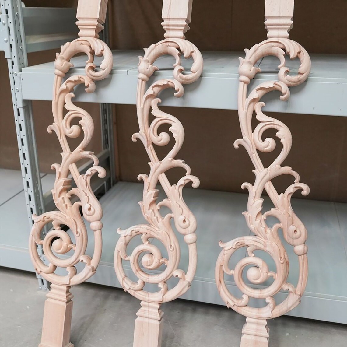 Carved Wide Balusters for Staircase Unique Design Stair - Etsy
