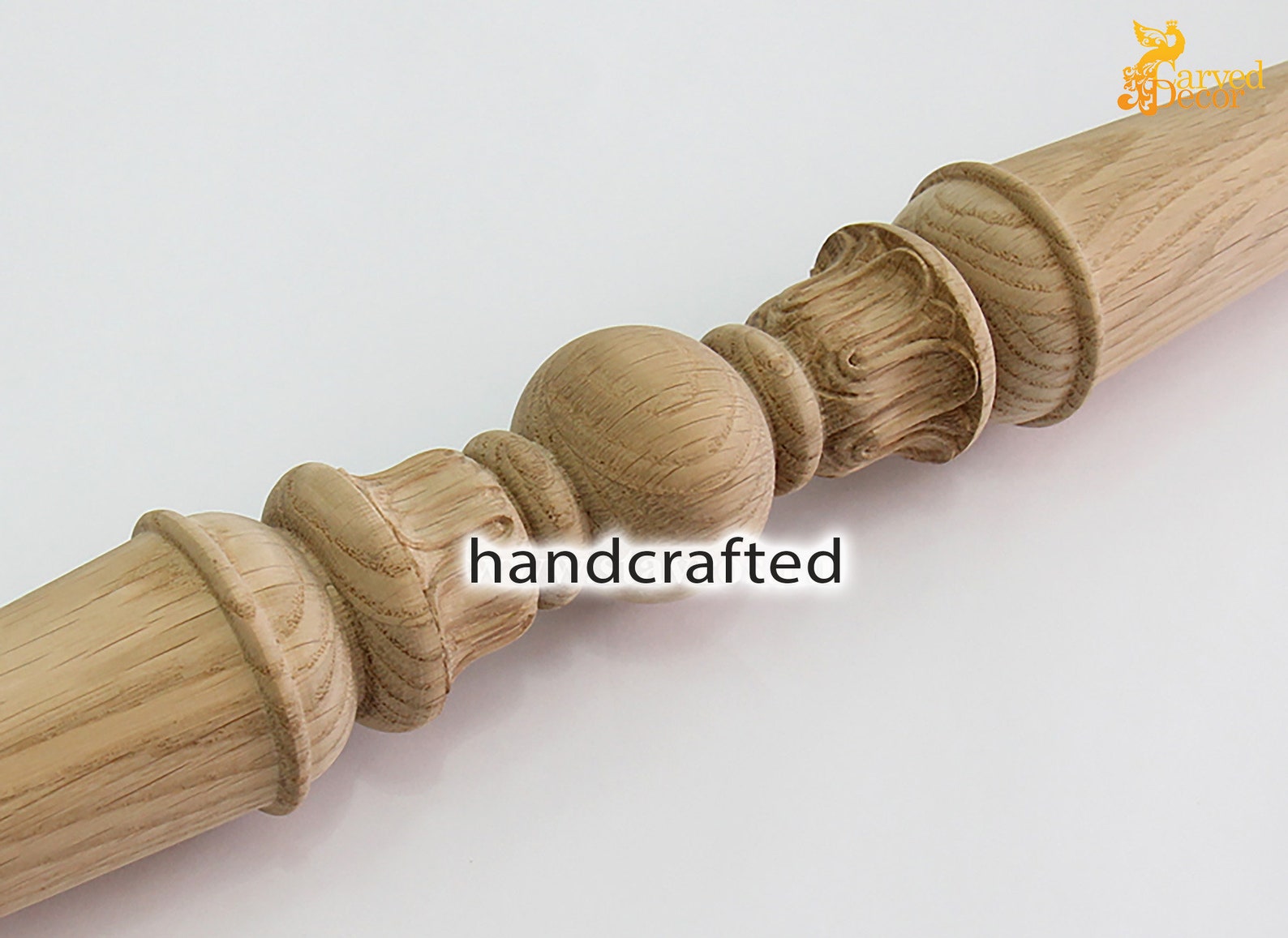 Architectural Victorian Spindle Wood Carved for White | Etsy