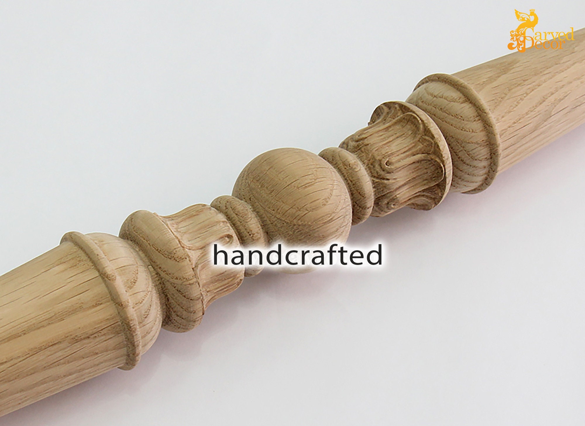 Architectural Victorian Spindle Wood Carved For White | Etsy